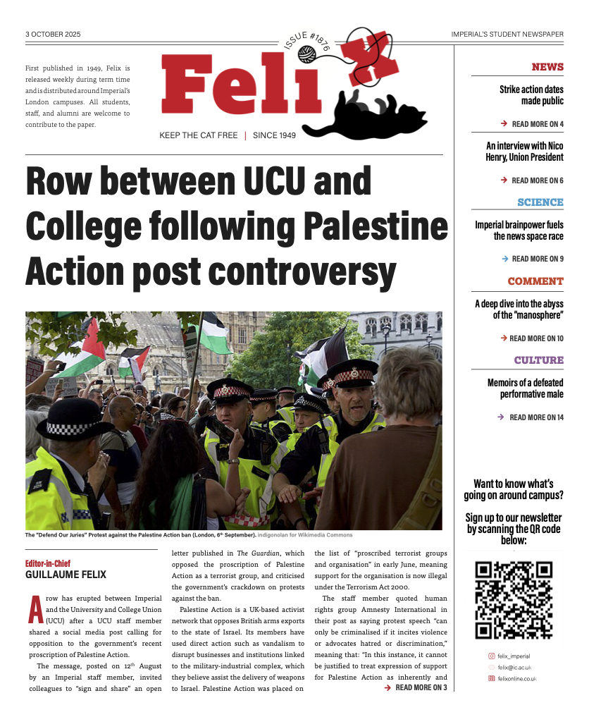 Row between UCU and College following Palestine Action post controversy